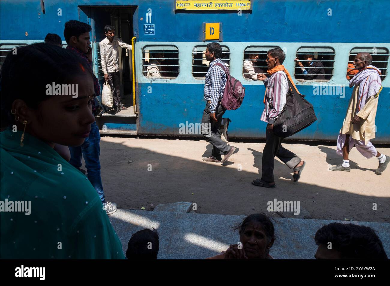India, Varanasi, railway station Stock Photo - Alamy