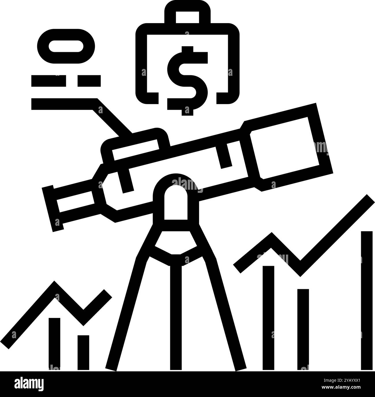 Financial forecast budget planning Black and White Stock Photos ...