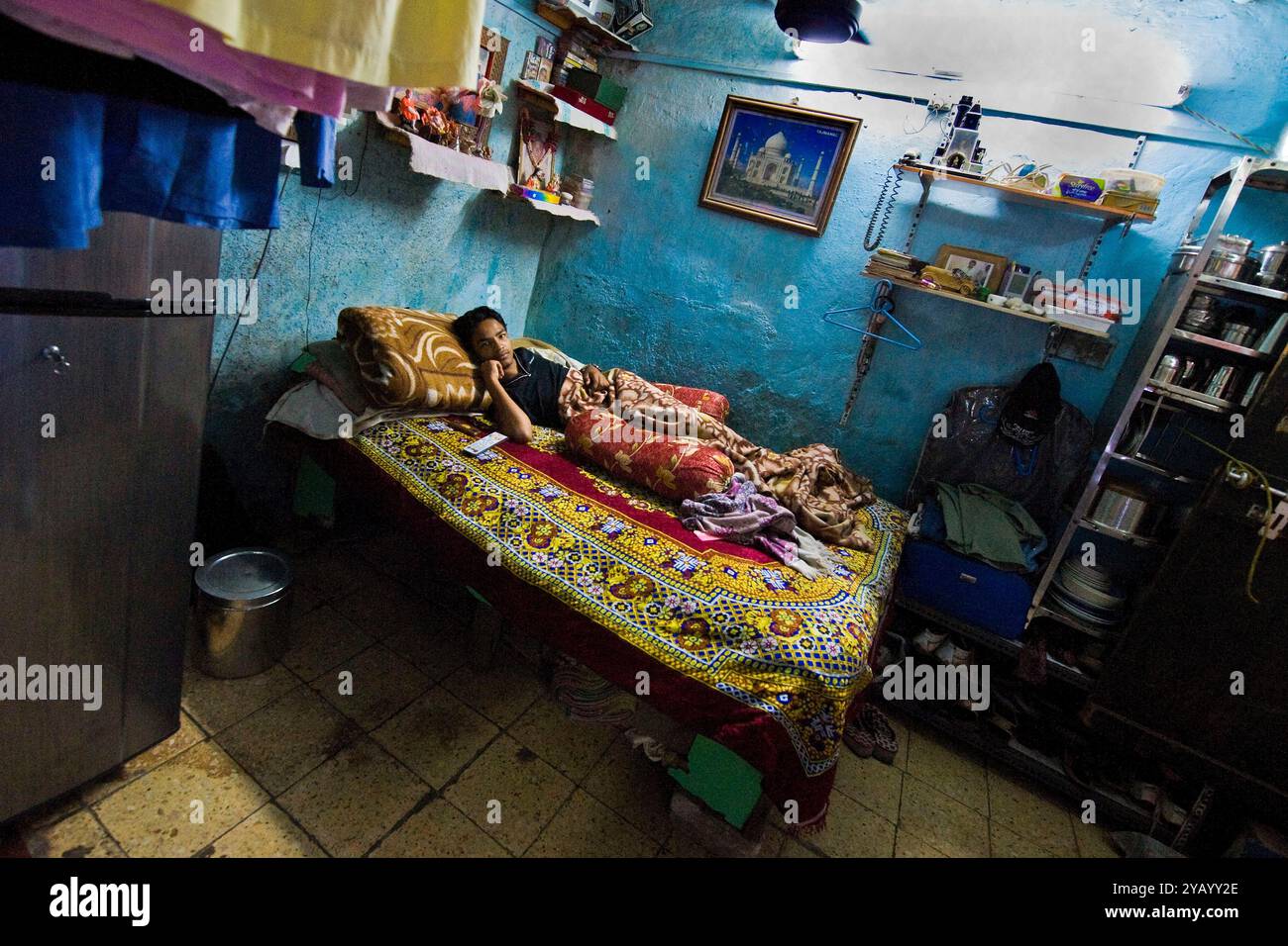 Inside poor house in india hi-res stock photography and images - Alamy