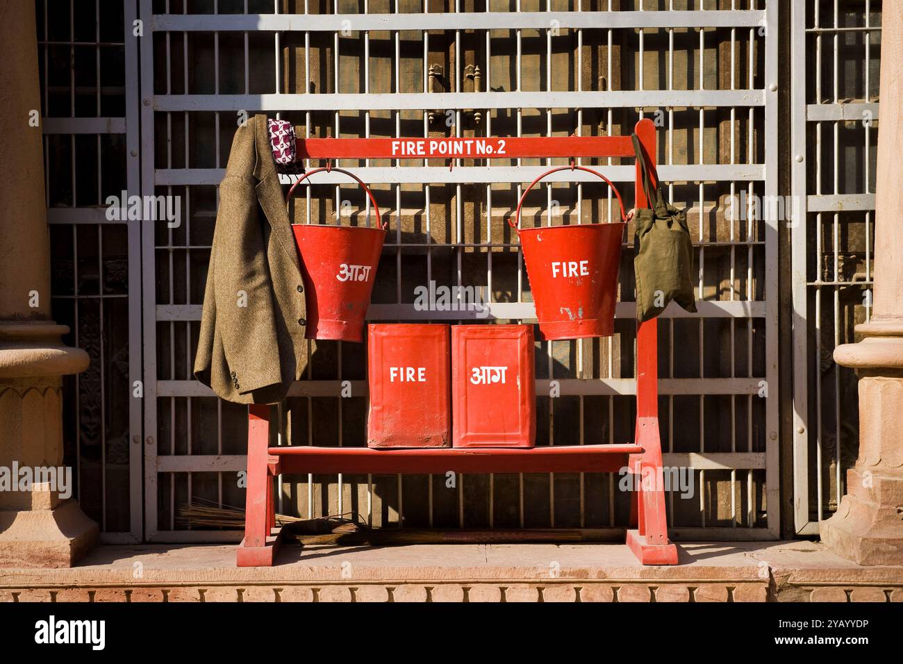 India, Rajasthan, Bikaner, Junagarh fort, fire point Stock Photo - Alamy