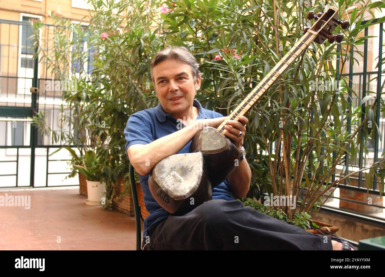 Milan Italy 04/06/2002: Mauro Pagani,Italian multi-instrumentalist ...