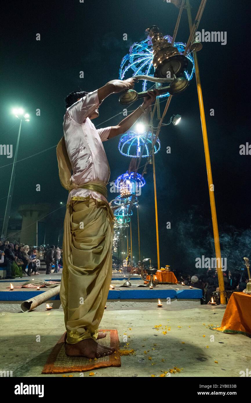 India, Varanasi, local festival Stock Photo - Alamy