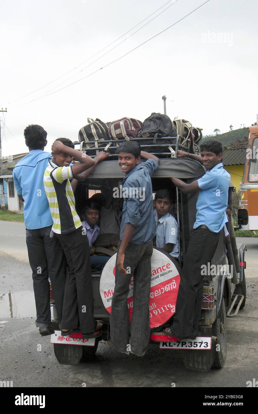 India, Kerala, Periar, local transport Stock Photo - Alamy
