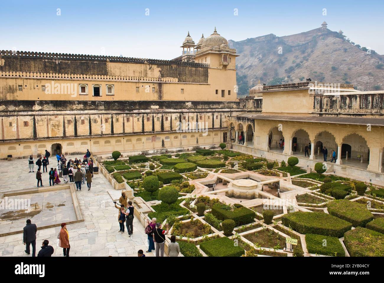 India, Rajasthan, Jaipur, Amber Place and Fort Stock Photo - Alamy
