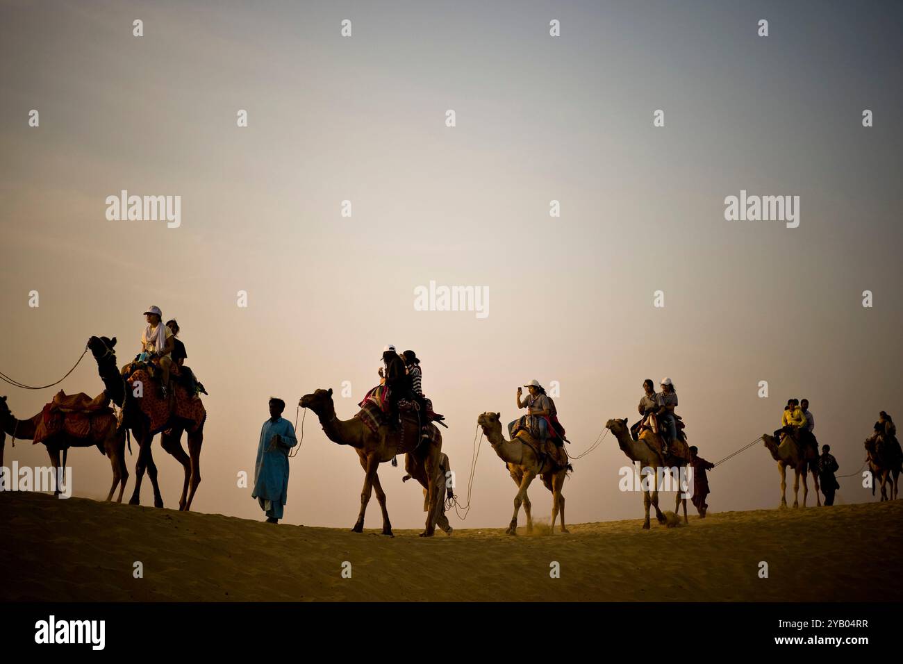India, Rajasthan, Jaisalmer, Camel Ride Stock Photo - Alamy