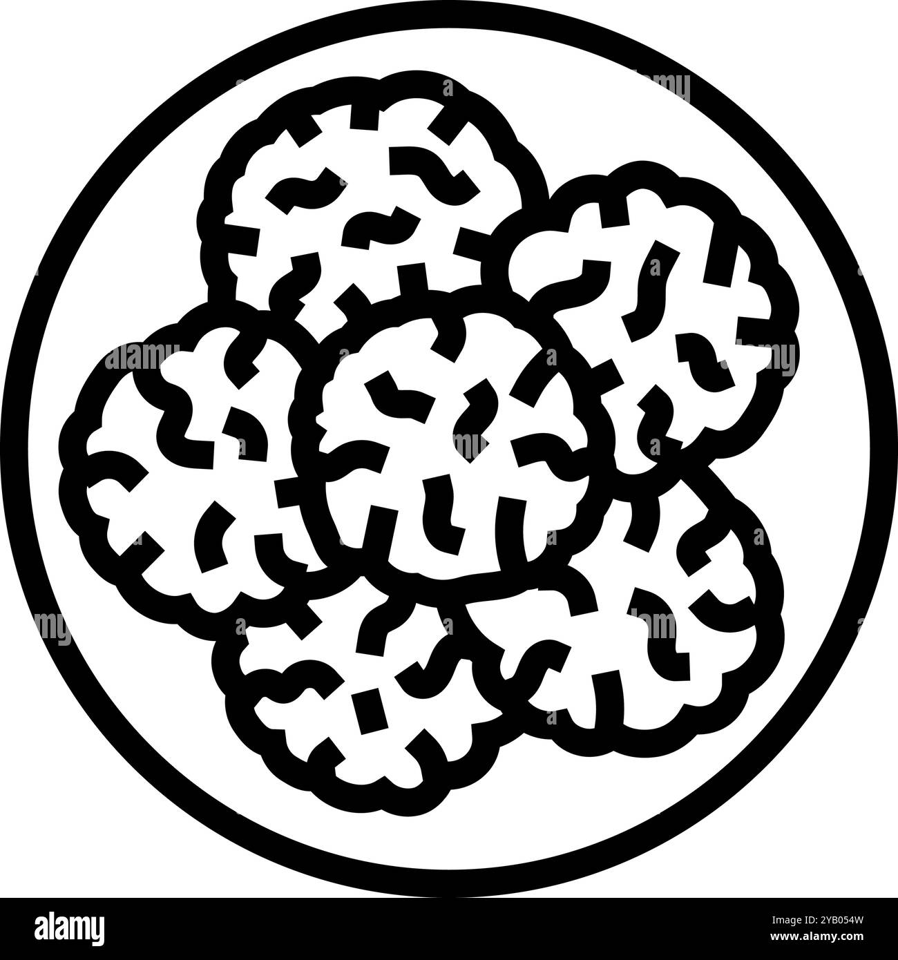 Crackers line icon Black and White Stock Photos & Images - Alamy