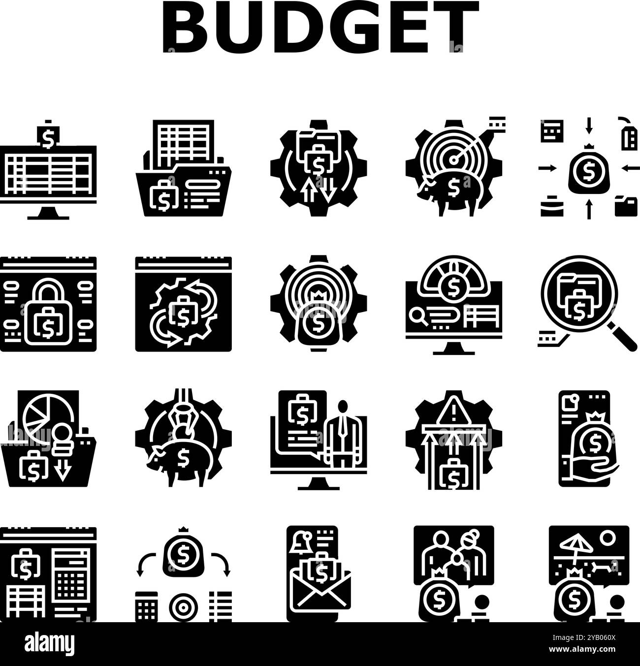 Tracking goals vector Black and White Stock Photos & Images - Alamy