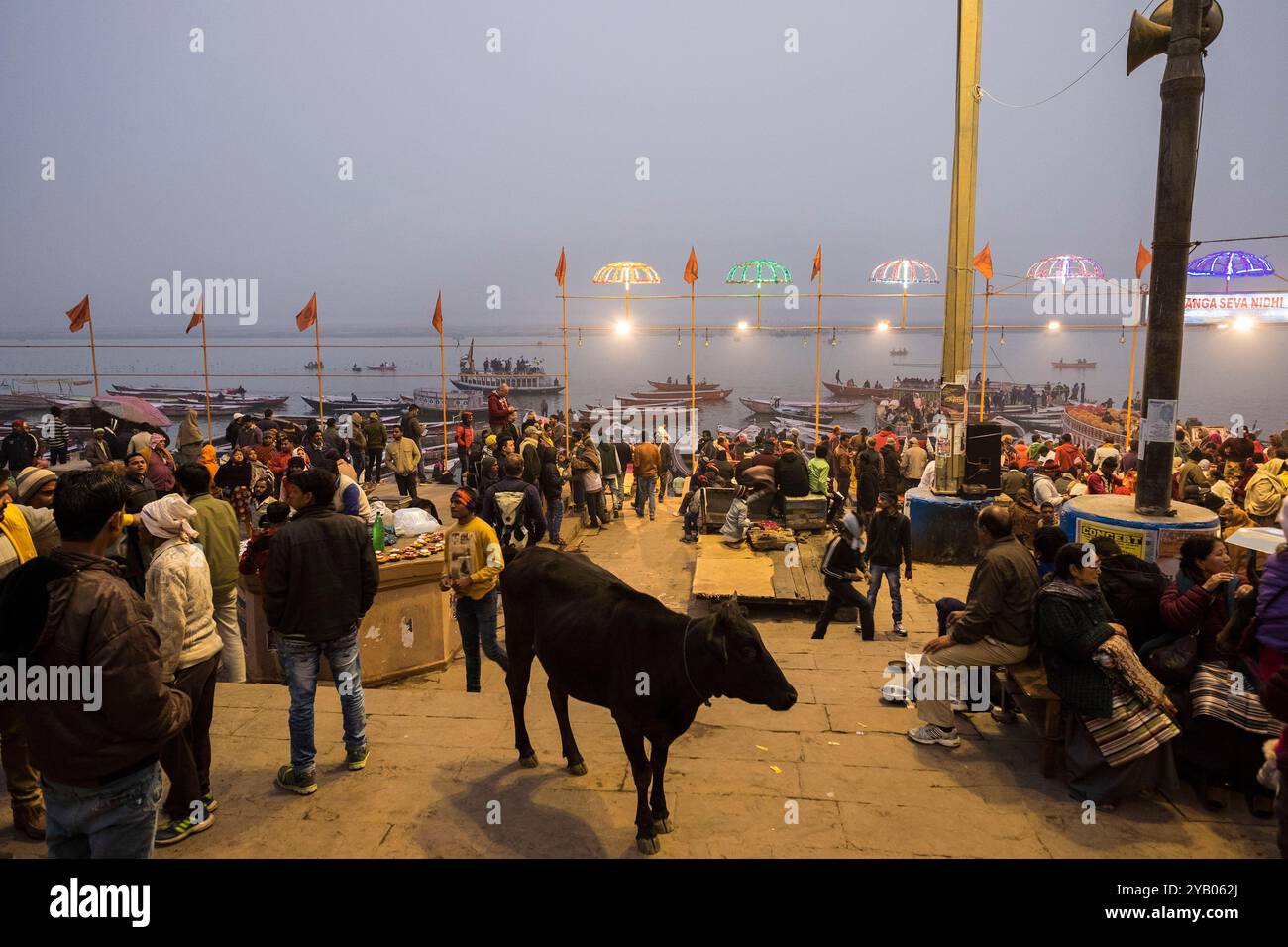 India, Varanasi, local festival Stock Photo - Alamy