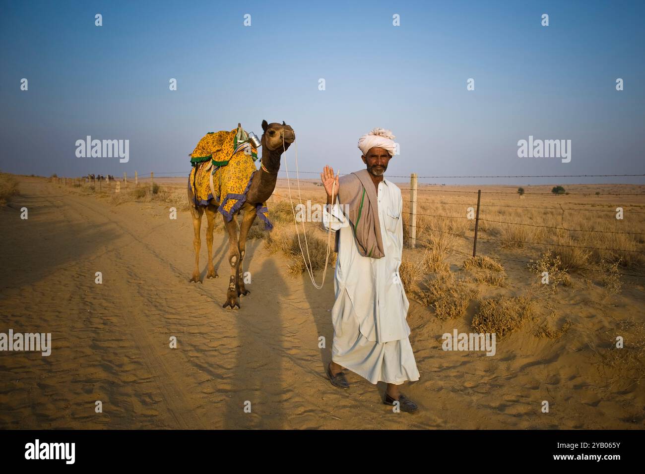 India, Rajasthan, Jaisalmer, Camel Ride Stock Photo - Alamy