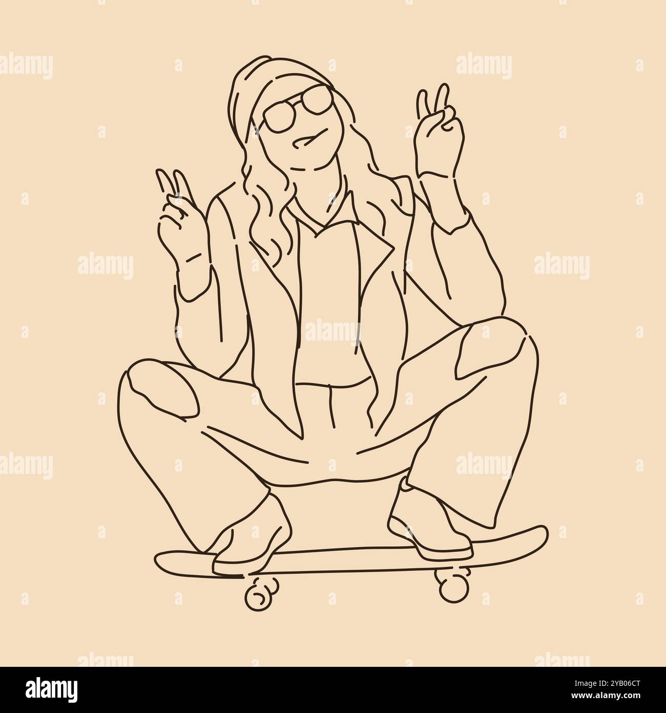 Line sketch vector vectors hi-res stock photography and images - Alamy