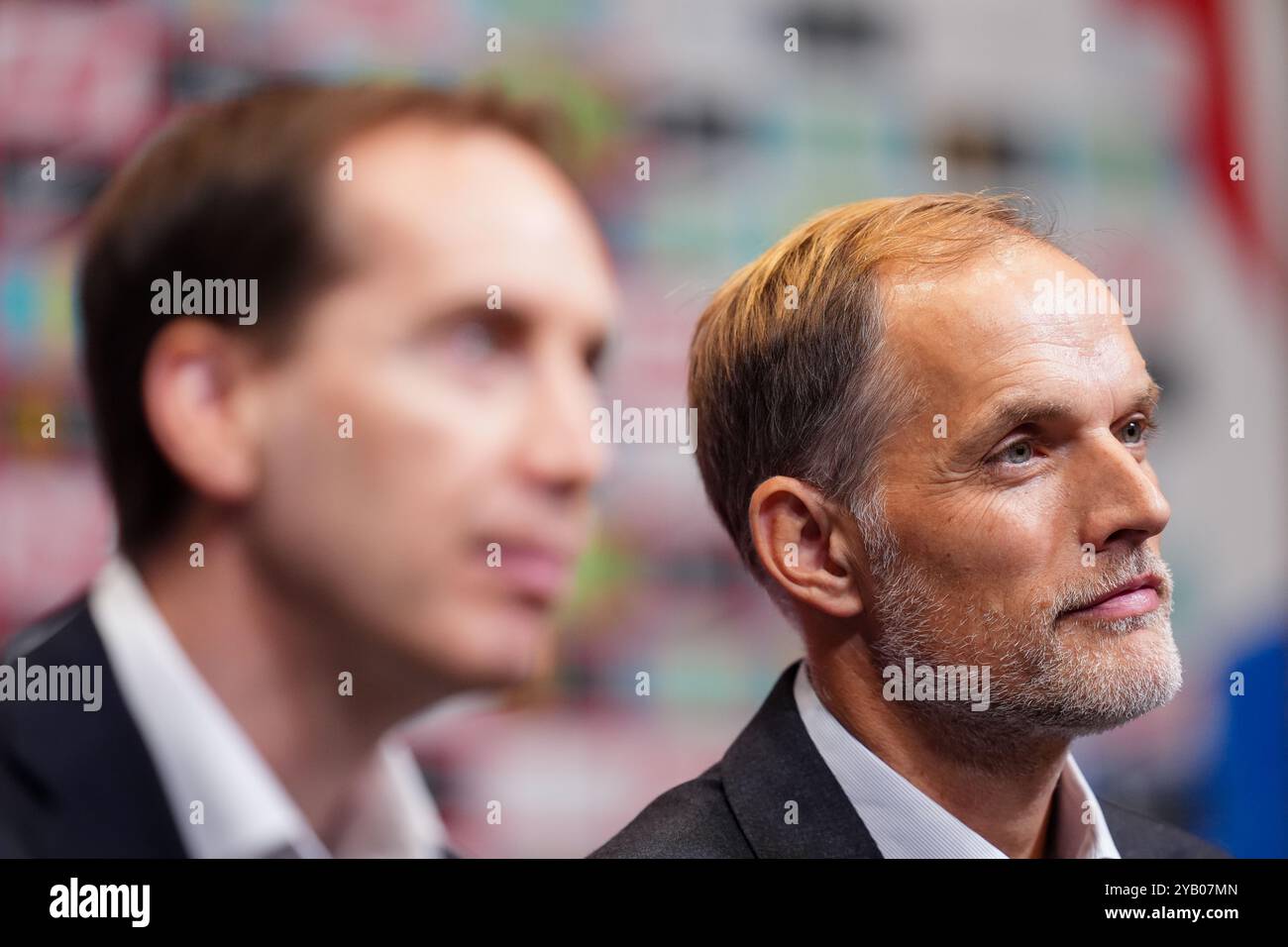 Newly appointed England head coach Thomas Tuchel with FA CEO Mark ...