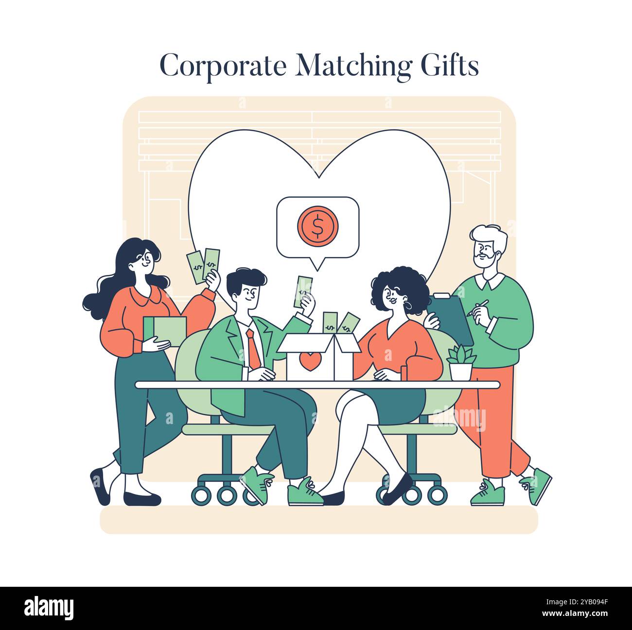 Pledge drive Stock Vector Images - Alamy