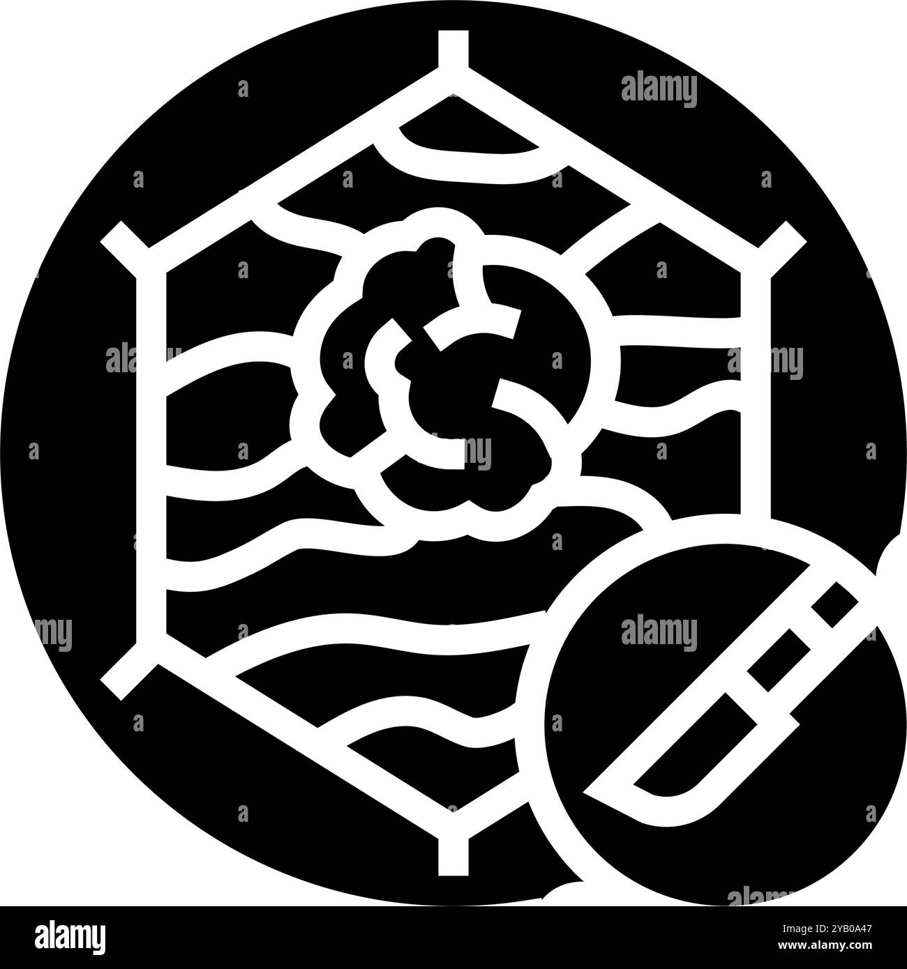 tumor removal cancer treatment glyph icon vector illustration Stock ...