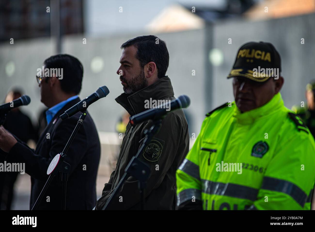 Bogota, Colombia. 16th Oct, 2024. Bogota's Mayor Carlos Fernando Galan ...