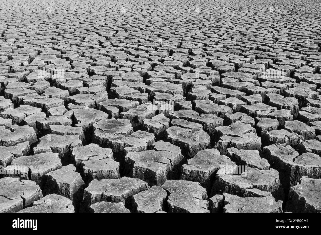The drought in black and white, Portugal Stock Photo - Alamy