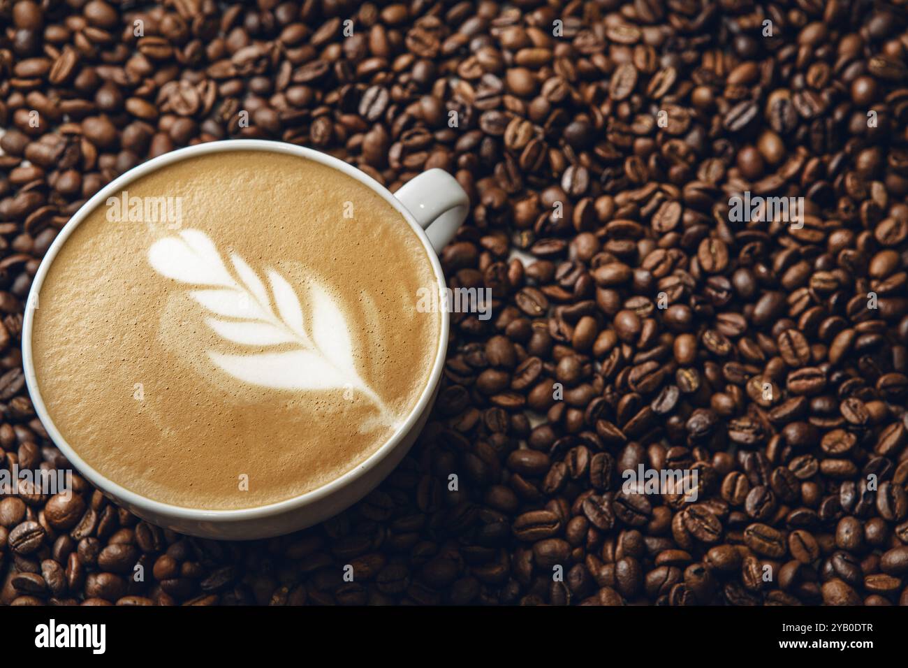 Artistic latte leaf pattern hi-res stock photography and images - Alamy