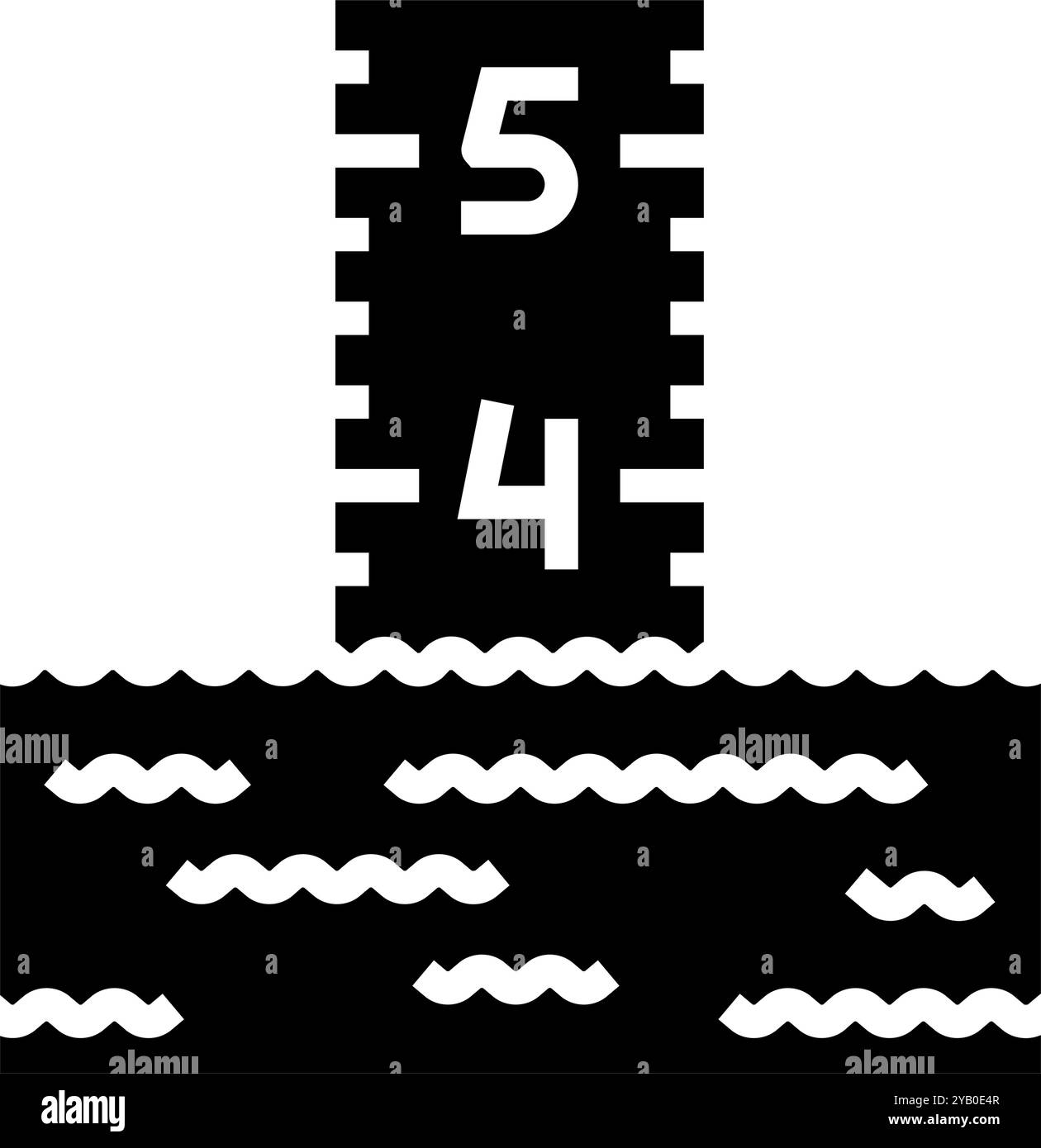 Flood water disaster storm icons set vector rain river hi-res stock ...