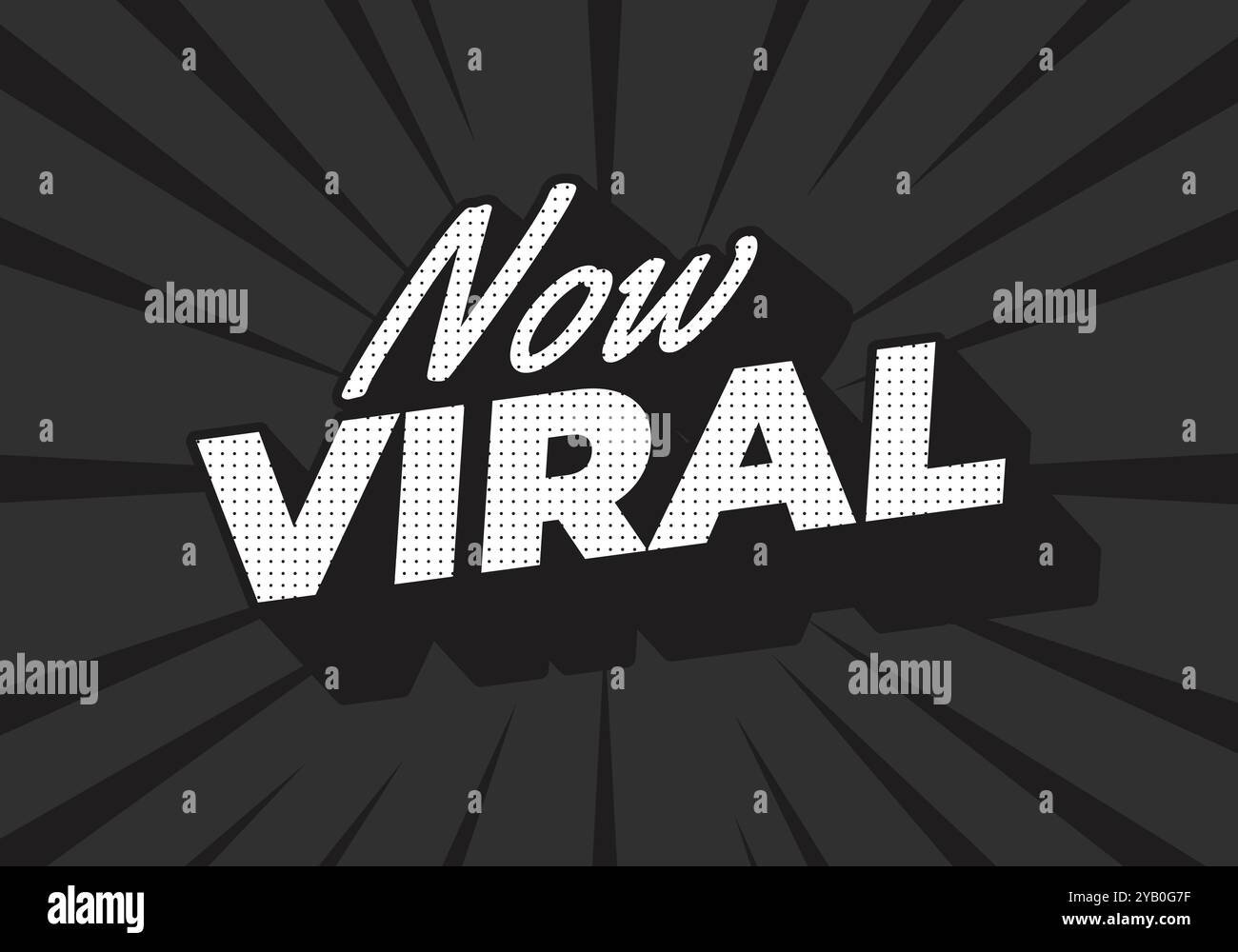 Now viral. Text effect design for social media in 3D style and modern ...