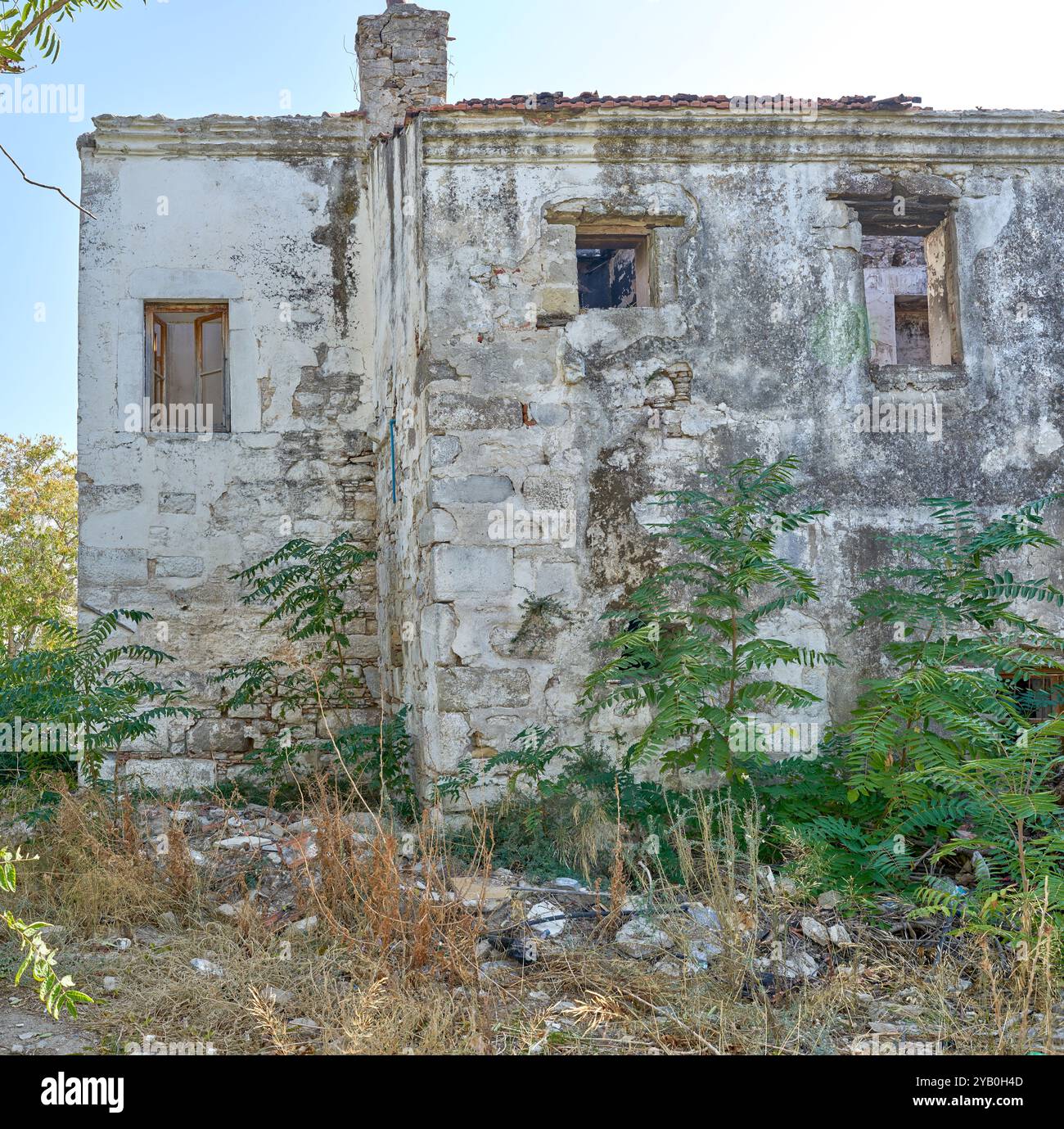 Ruins, architecture and building design outdoor for infrastructure ...