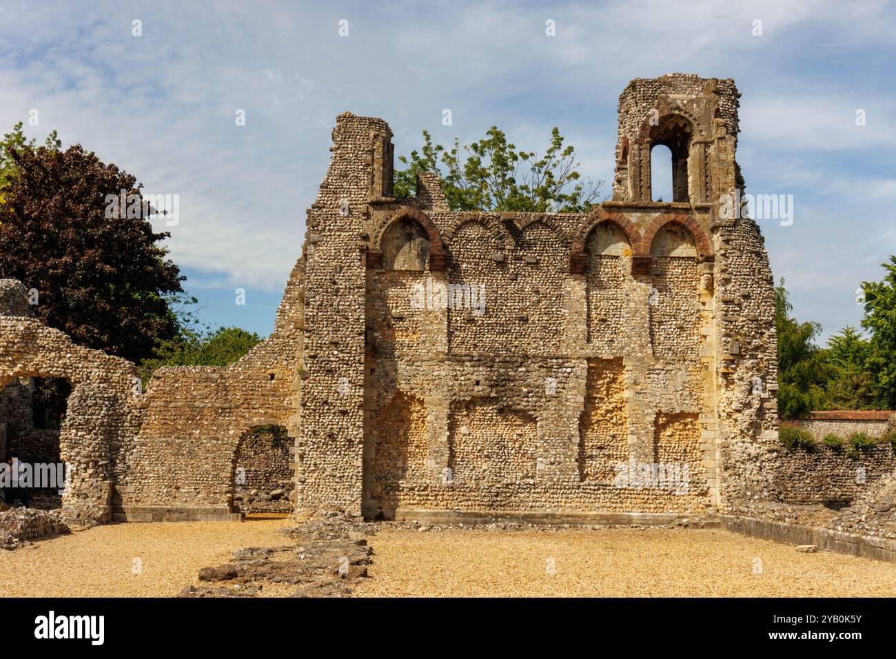 Winchester Wolvesey Castle Stock Photo - Alamy