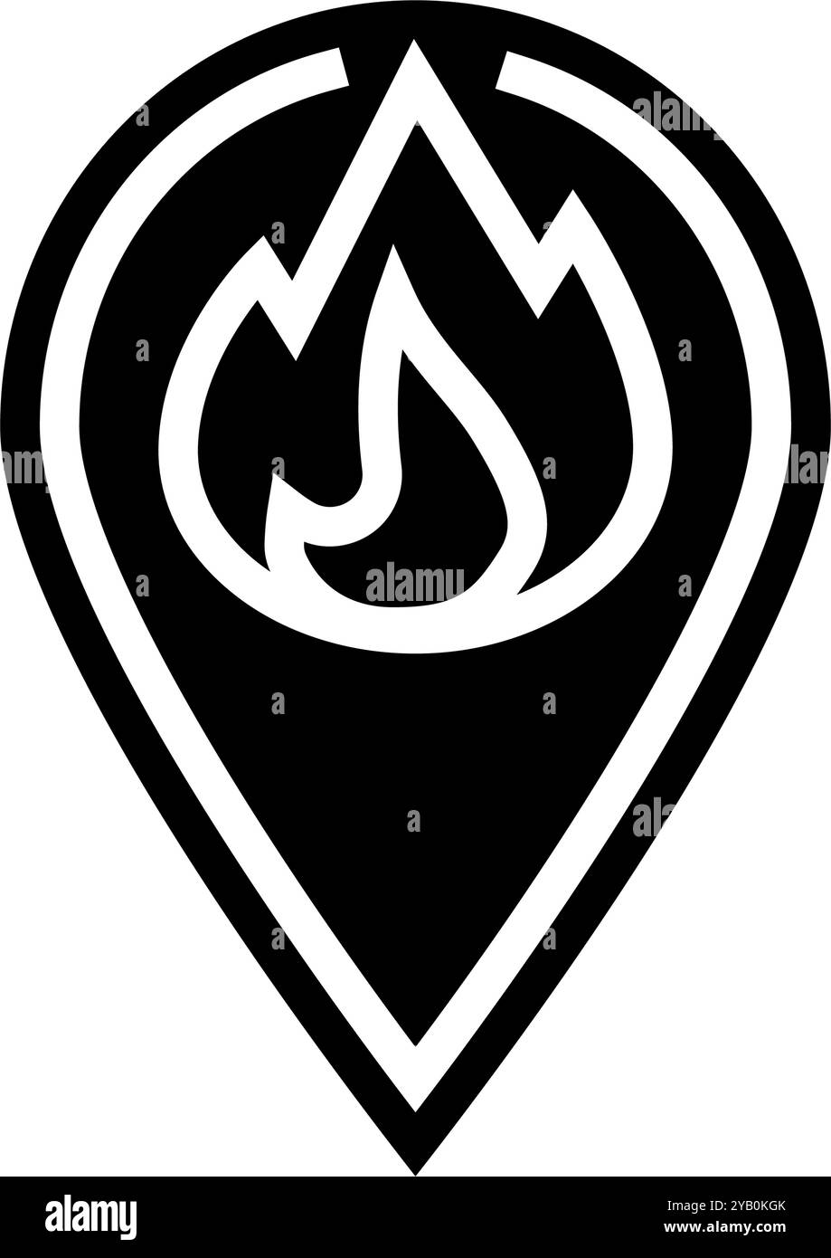 Forest fire hazard sign Stock Vector Images - Alamy