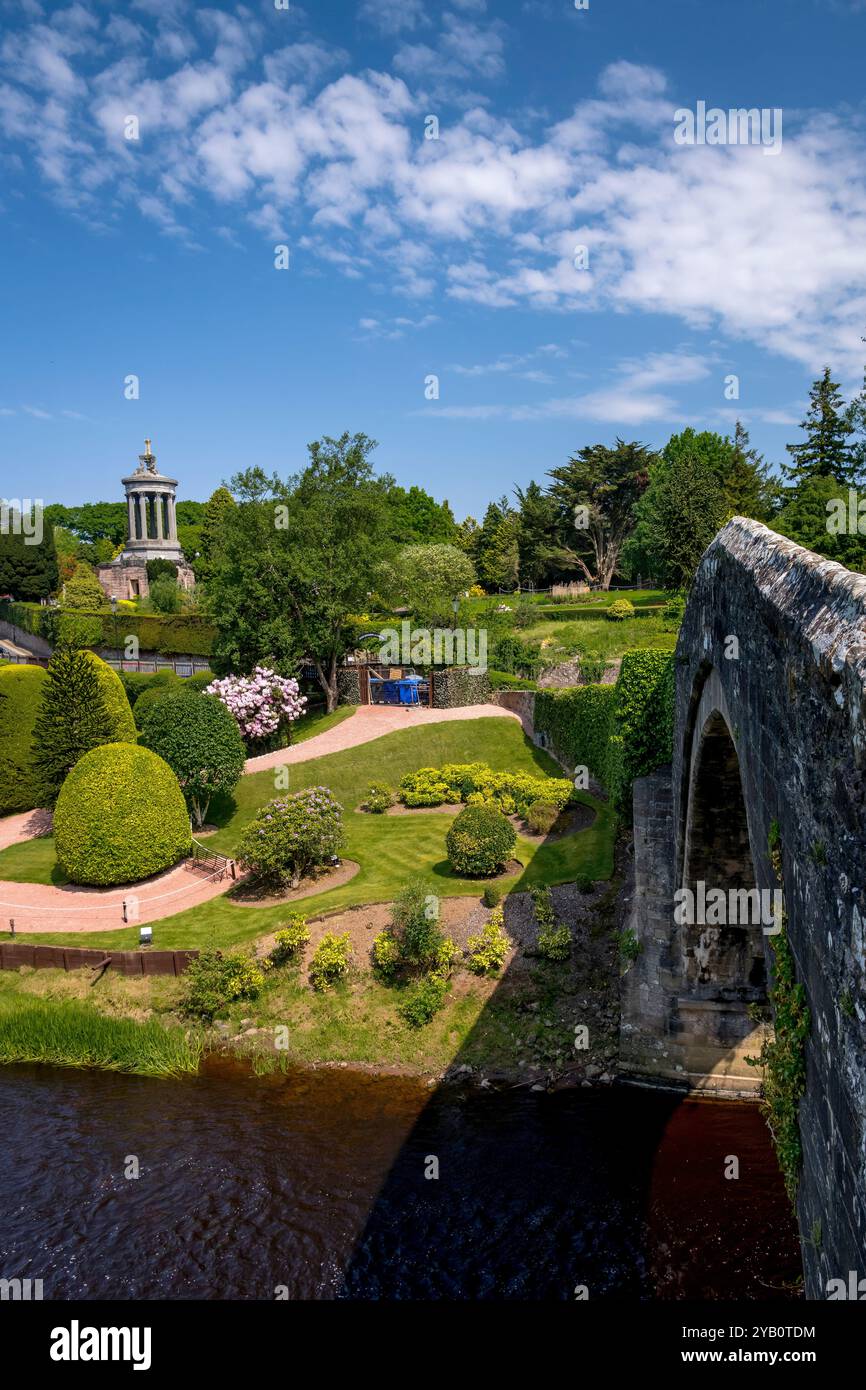 The Arch bridge of River Doon, Ayrshire, Scotland Stock Photo - Alamy
