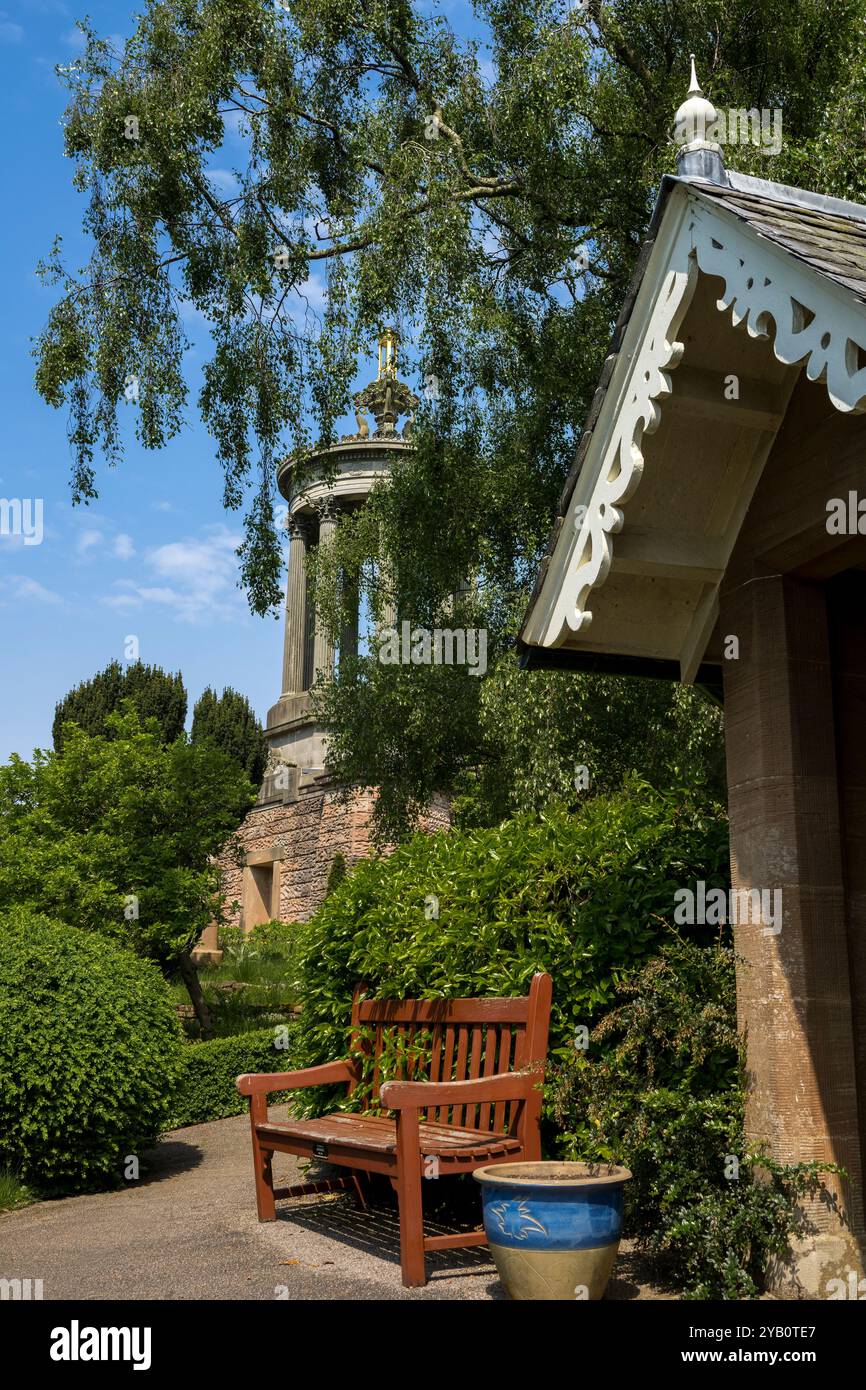 Explore the Burns Memorial Garden at Ayrshire, Scotland Stock Photo - Alamy
