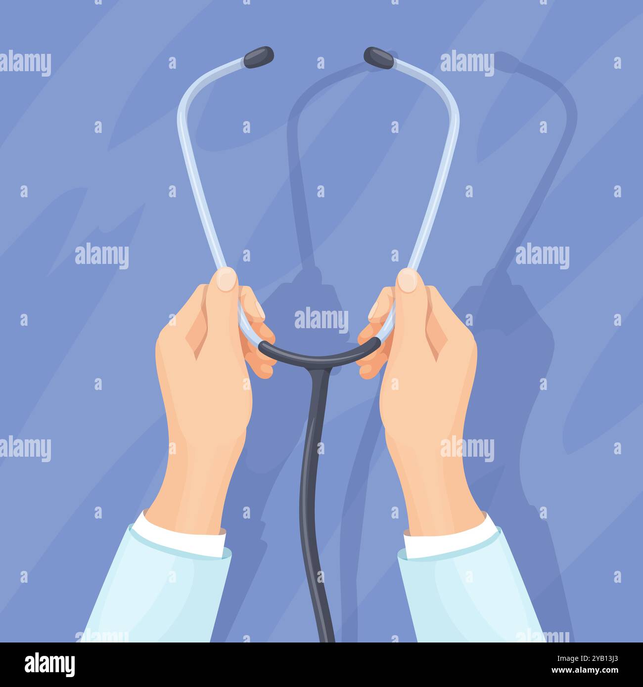 Closeup stethoscopes Stock Vector Images - Alamy
