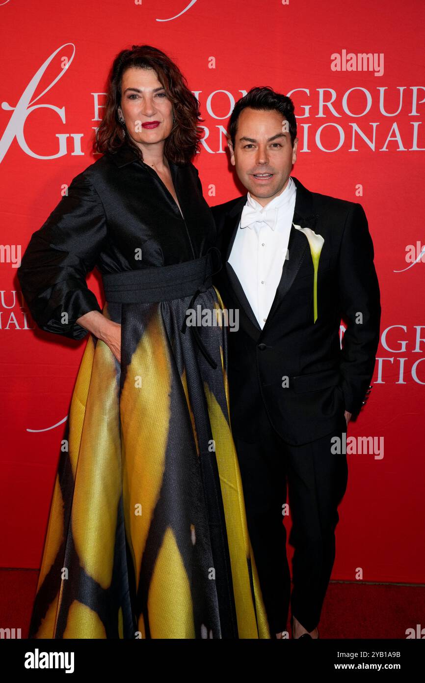 New York, United States. 15th Oct, 2024. Maryanne Grisz, Cyril ...