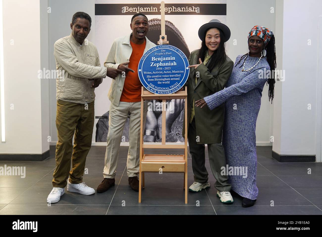 Lemn Sissay, Jak Beula, Qian Zephaniah and Kadija George Sesay at a ...