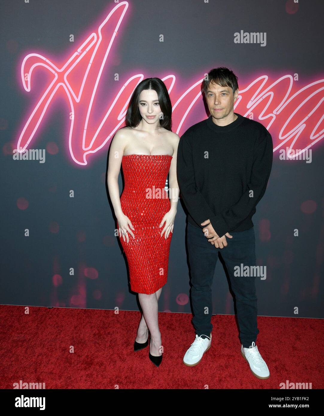 Ny. 15th Oct, 2024. Mikey Madison, Sean Baker at arrivals for ANORA ...