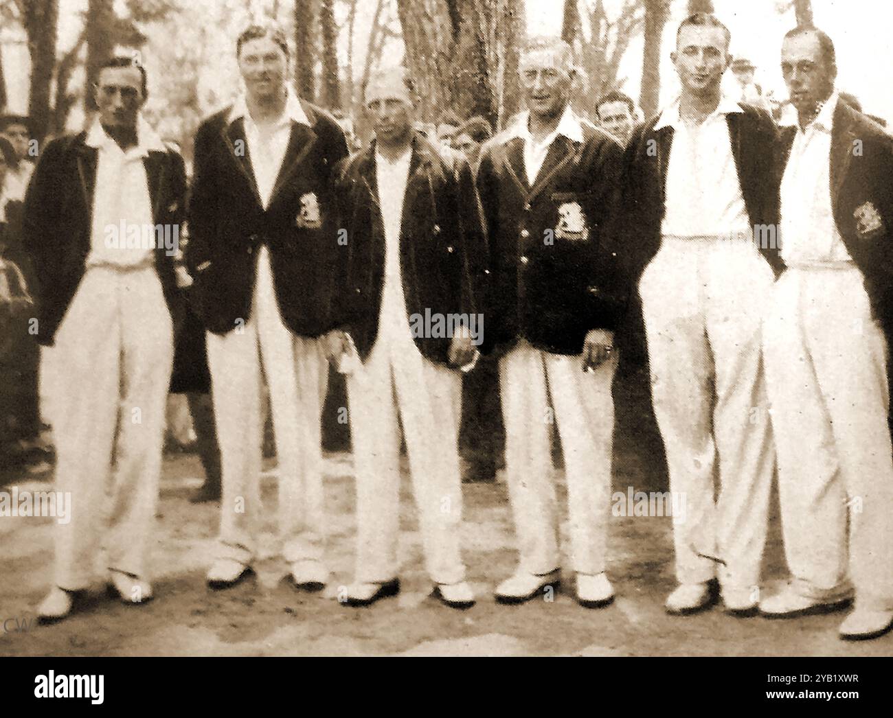 ENGLISH CRICKET - 1930-31 season - 6 International Captains in one ...