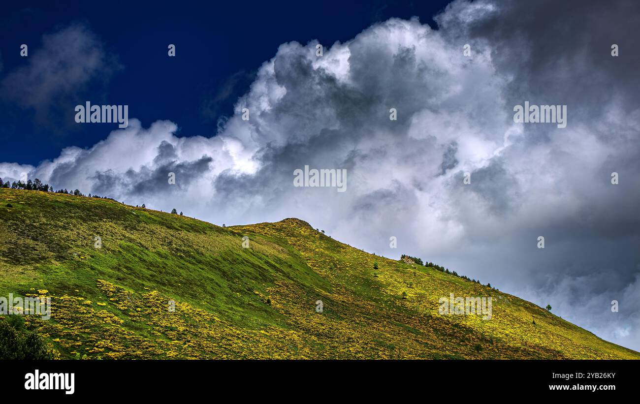 Photo of the Col de Pailheres located in the Ariège department, in the ...