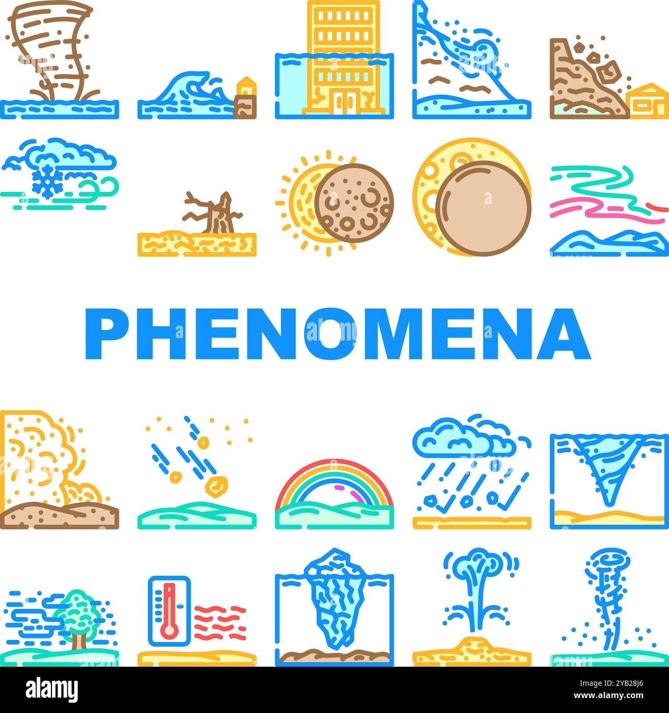 The mirage volcano Stock Vector Images - Alamy