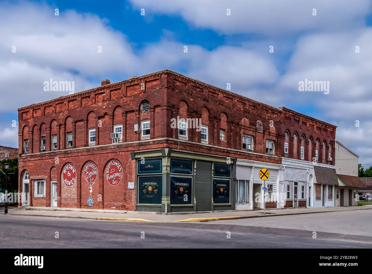 Junction of Vine Street and S W Arch Street, Atlanta, Logan County ...
