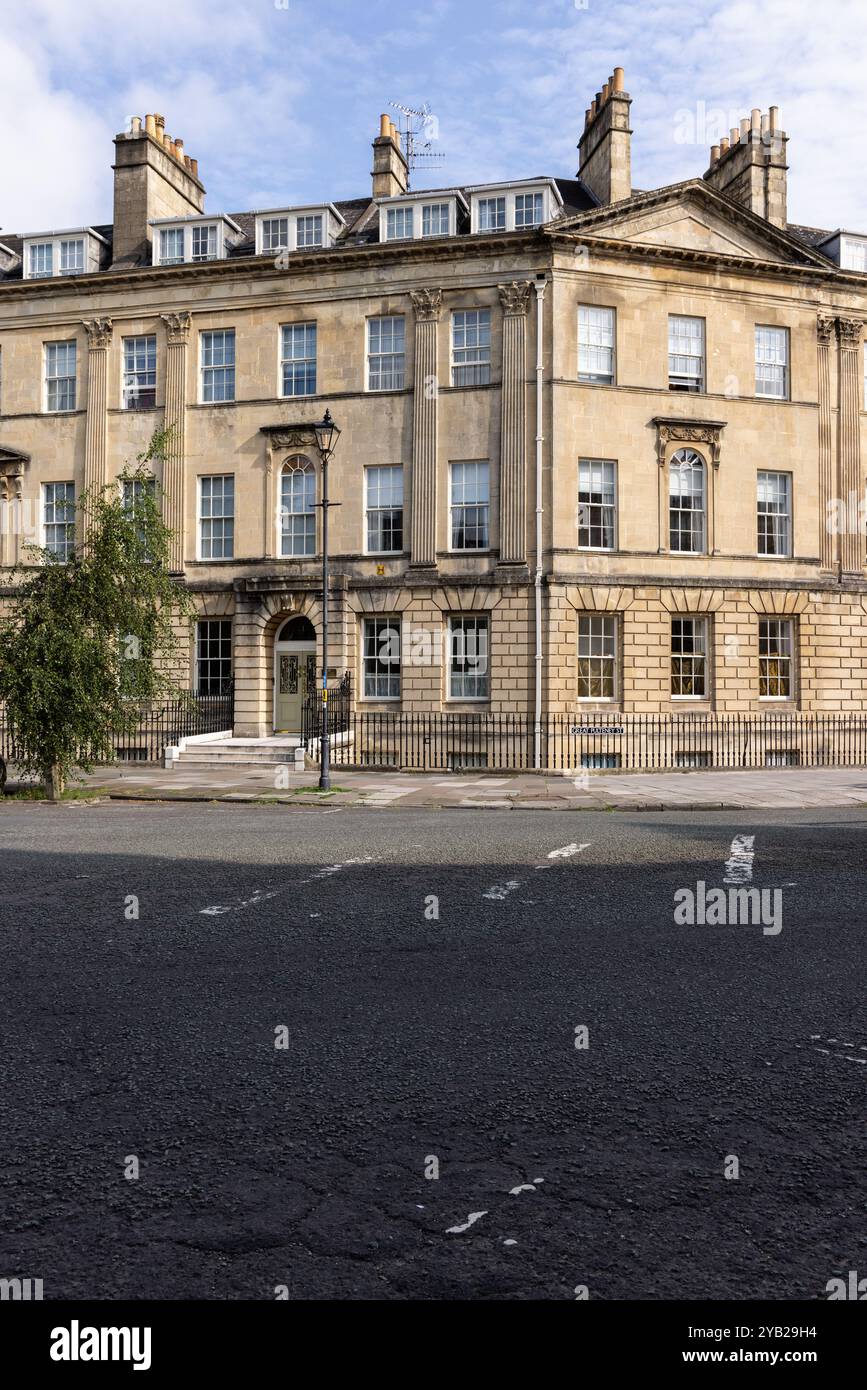Great Pulteney Street terrace Georgian period townhouses, City of Bath ...