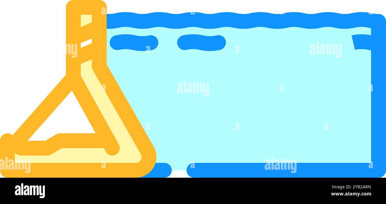 Flood water disaster storm icons set vector rain river hi-res stock ...