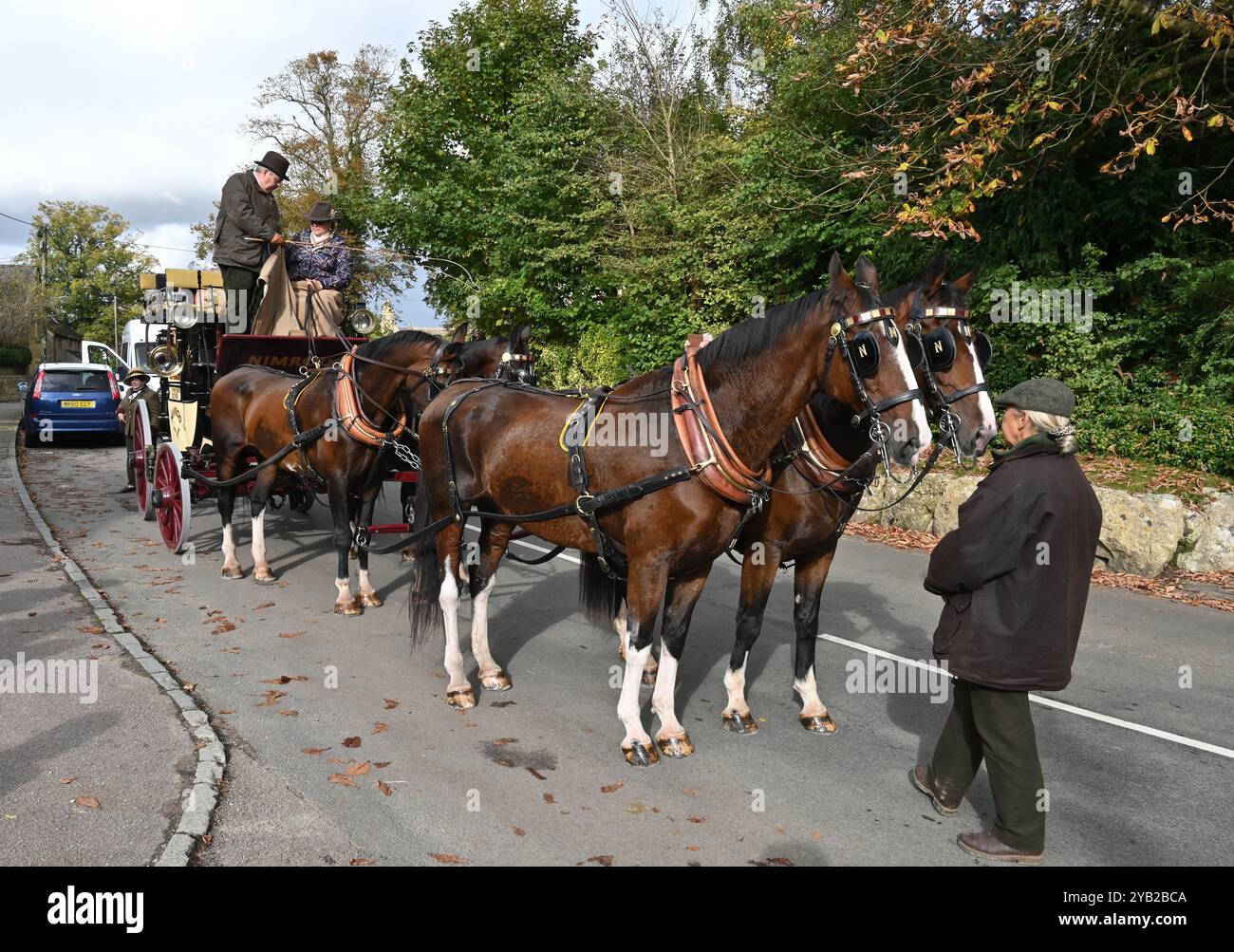"Nimrod", an historic stagecoach recently undertook a charity tour from ...