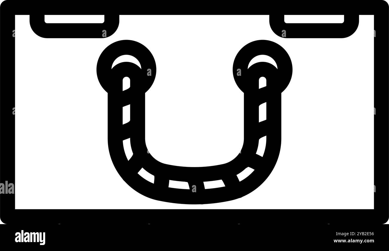 carry box cardboard packaging line icon vector illustration Stock ...