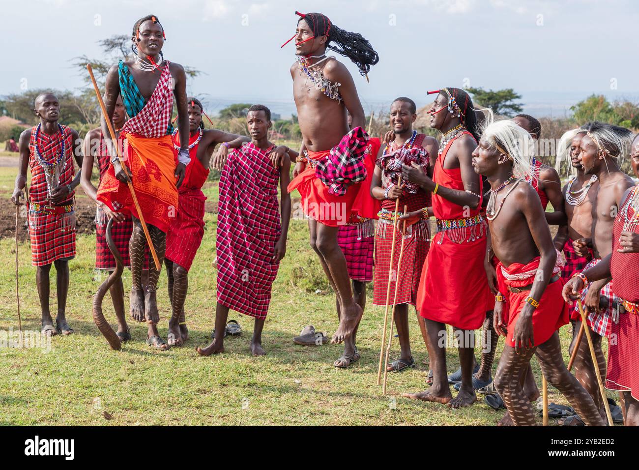 Adumu, also known as the Maasai jumping dance, is a type of dance that the Maasai people of ...