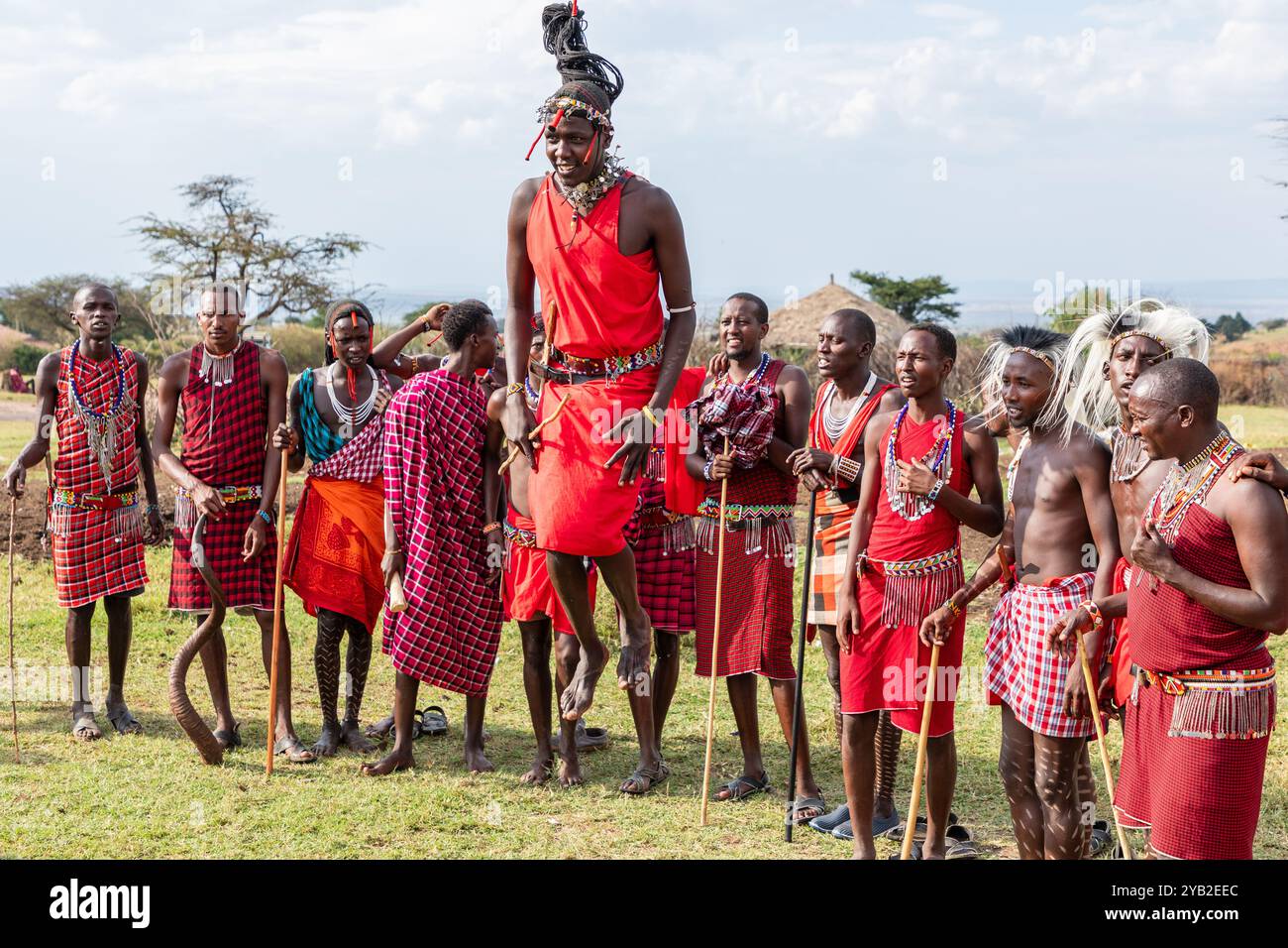 Adumu, also known as the Maasai jumping dance, is a type of dance that ...