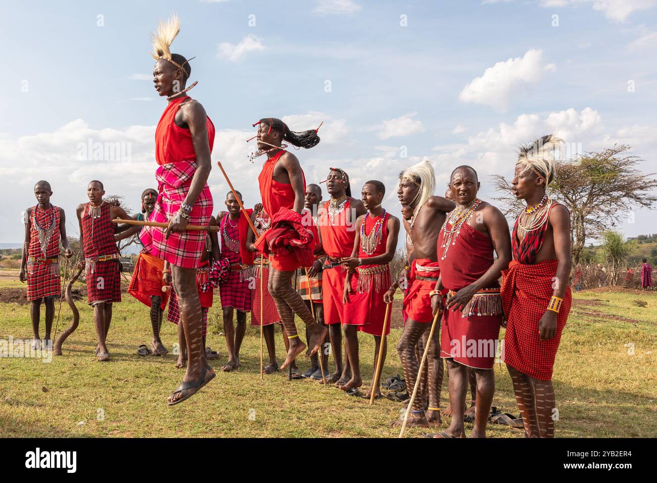Adumu, also known as the Maasai jumping dance, is a type of dance that ...