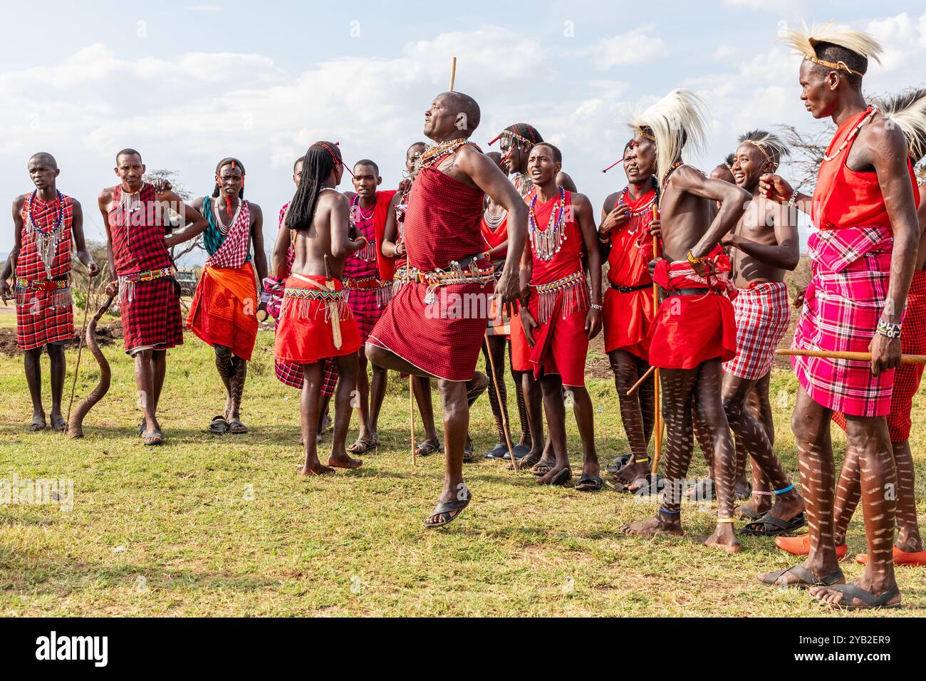Adumu, also known as the Maasai jumping dance, is a type of dance that ...