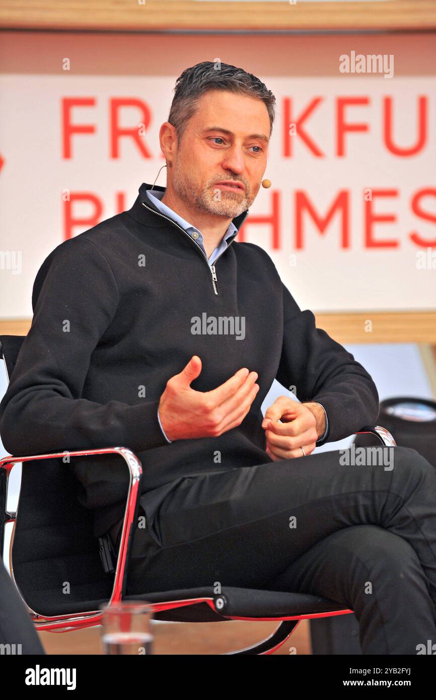 Frankfurter Buchmesse 2024. Publizist Meron Mendel am 16.10.2024 auf ...