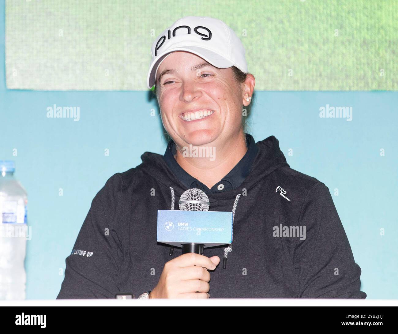 16 Oct 2024 - Paju, South Korea : Lauren Coughlin from U.S.A, press ...