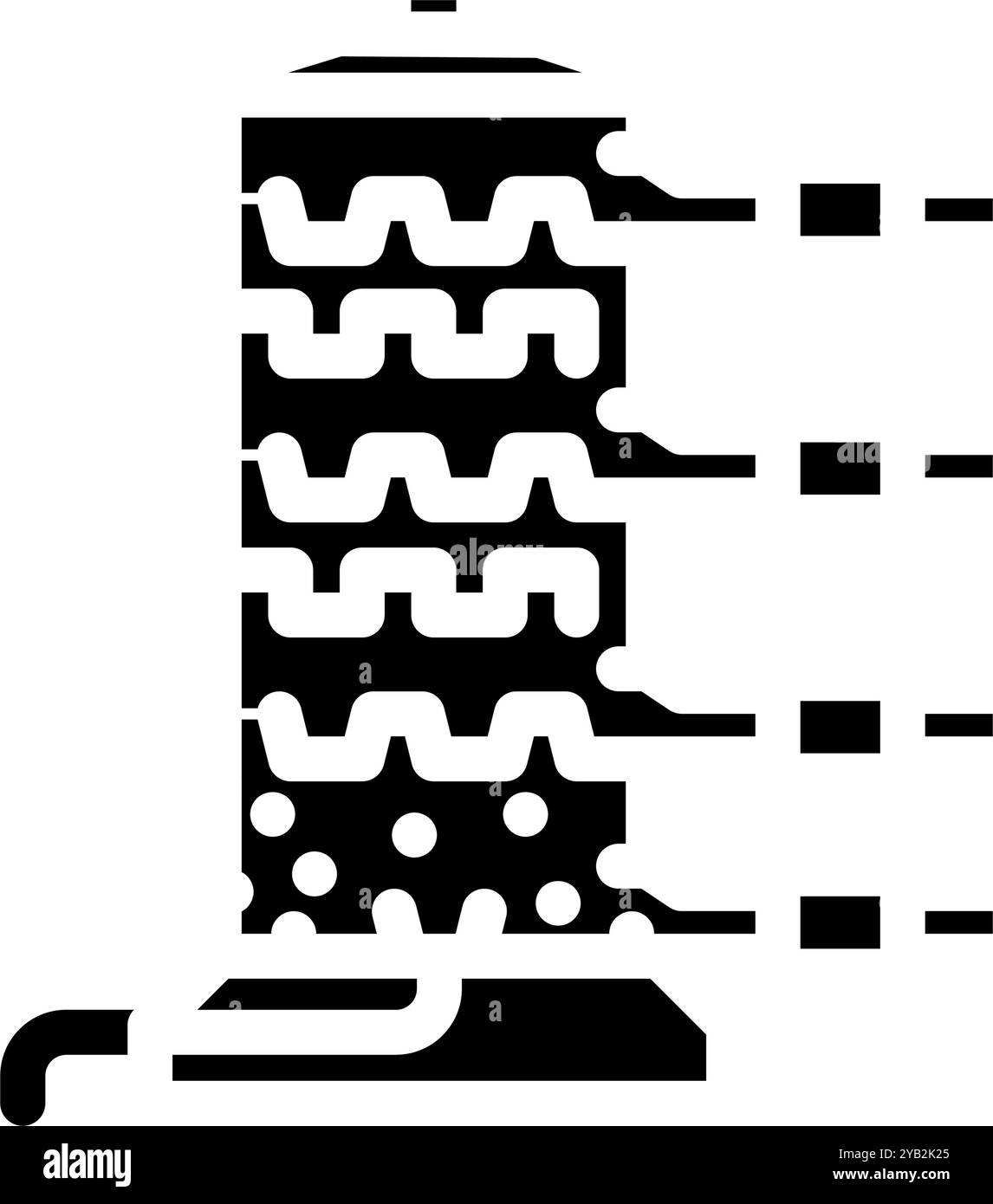 oil refining industry glyph icon vector illustration Stock Vector Image ...