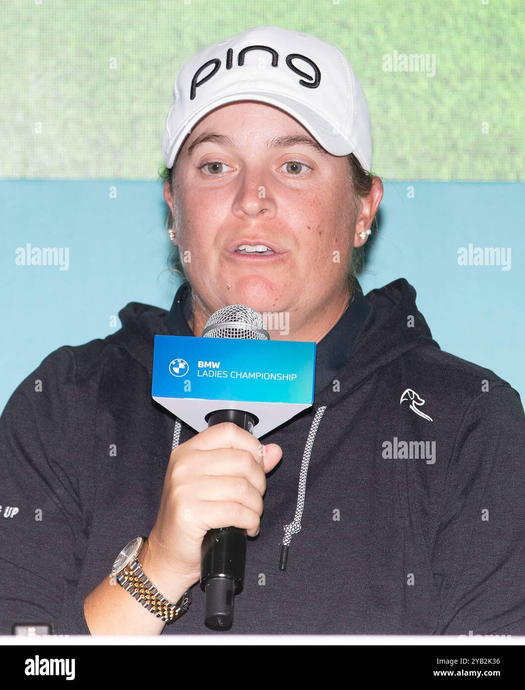 16 Oct 2024 - Paju, South Korea : Lauren Coughlin from U.S.A, press ...