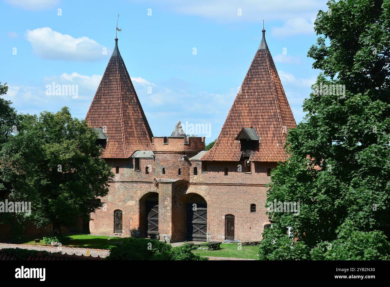 The Malbork Castle of Teutonic Knights Order, Malbork, Poland, Europe ...