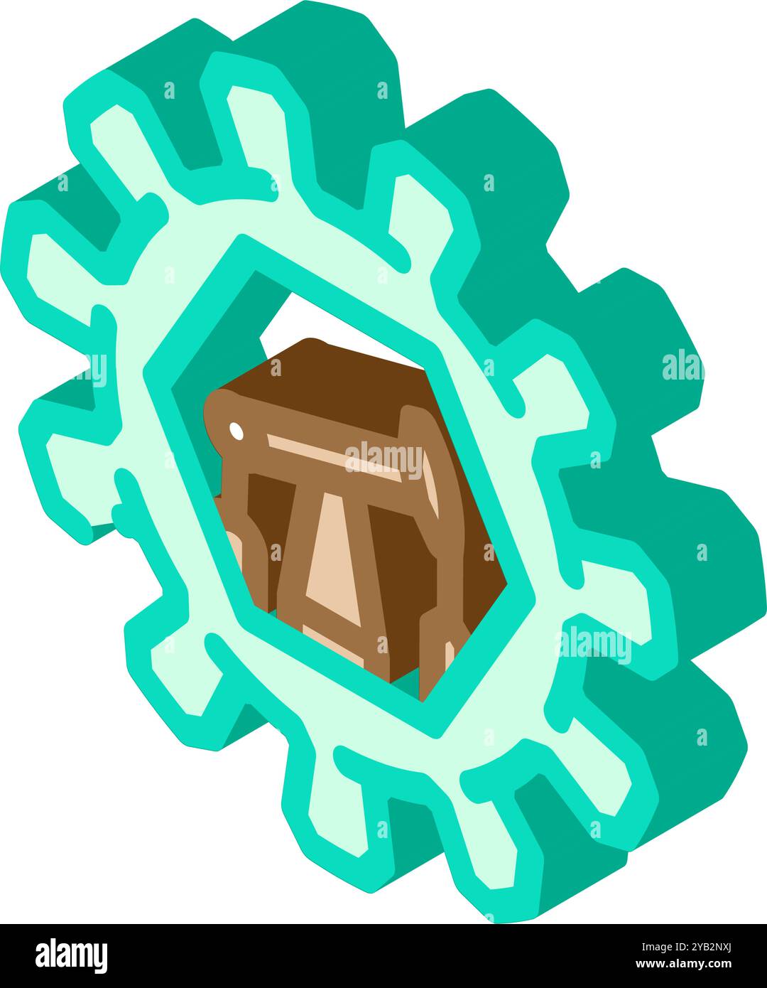 oil industry factory isometric icon vector illustration Stock Vector ...