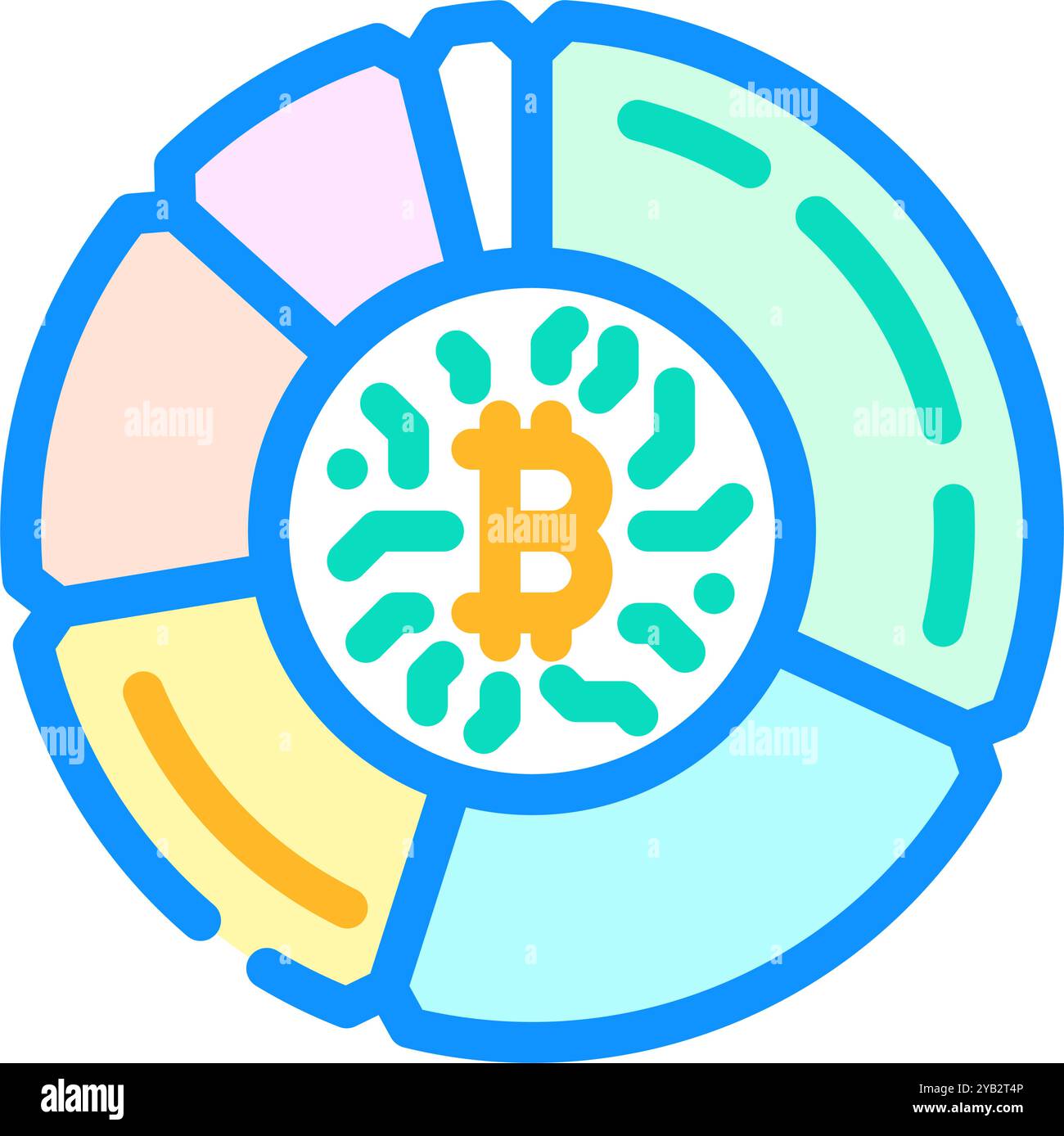 pool cryptocurrency mining color icon vector illustration Stock Vector ...
